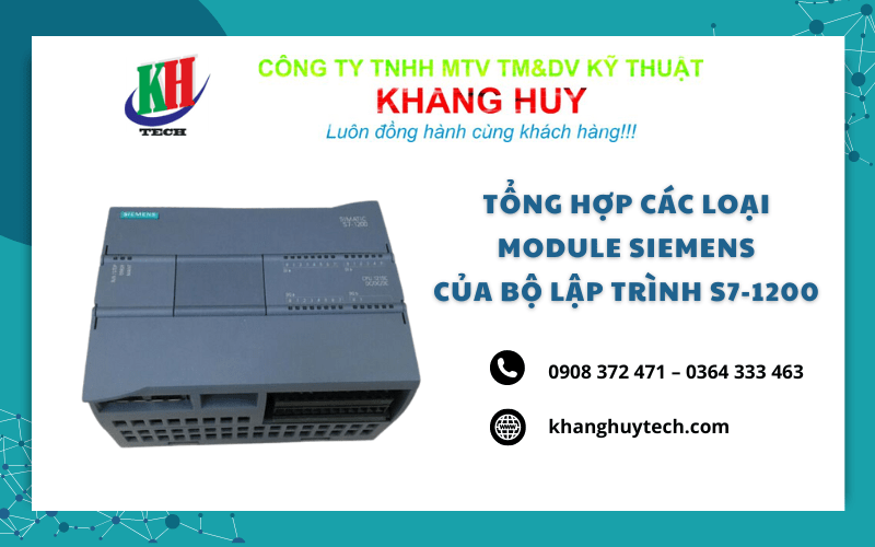 Tổng hợp các loại module Siemens của bộ lập trình S7-1200